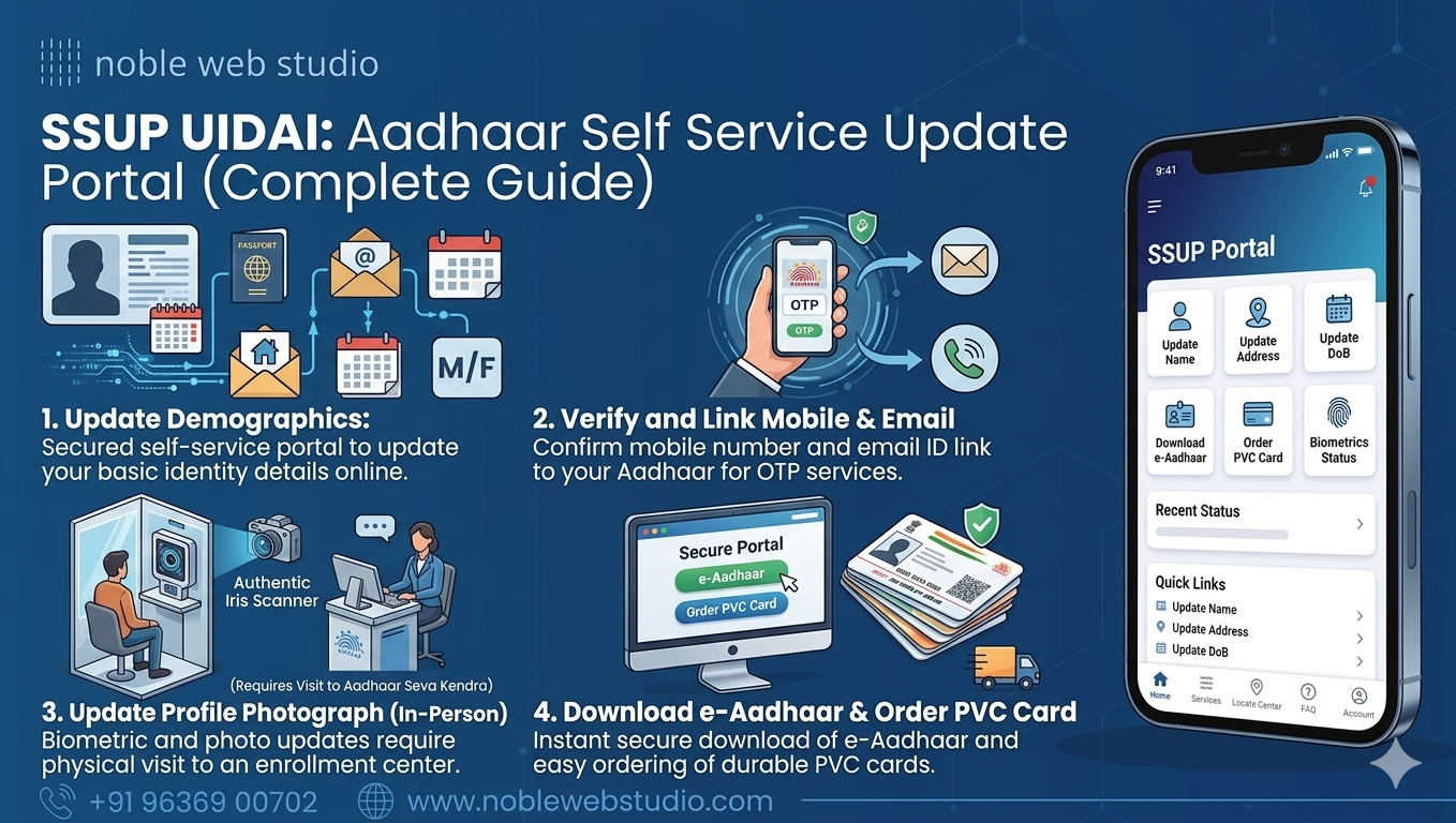 SSUP Portal: UIDAI Aadhaar Self Service Update 2026